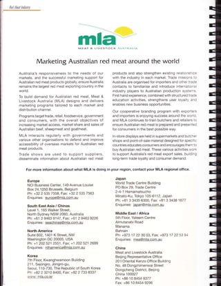 AUSMEAT Handbook Australian Meat | PDF