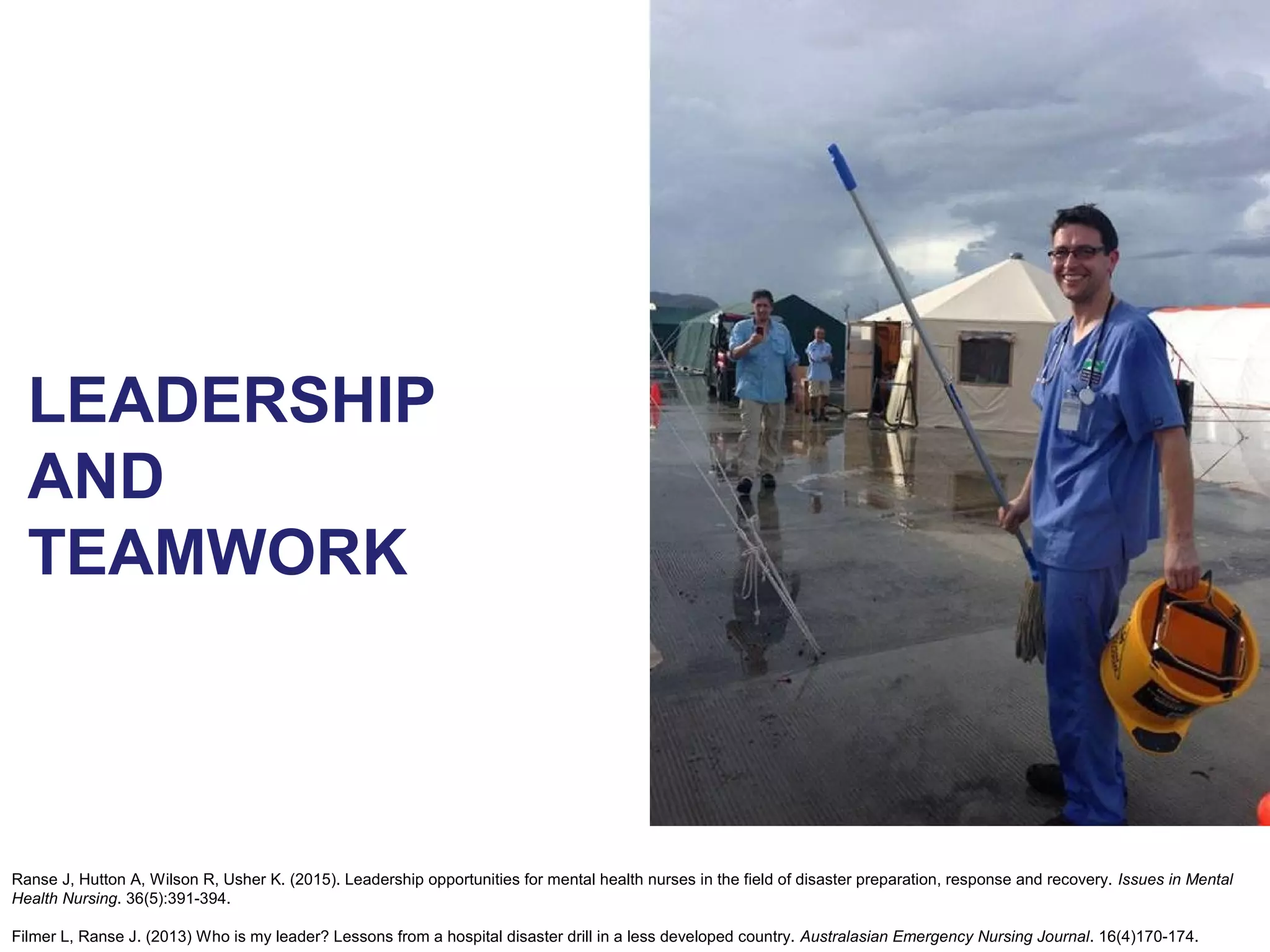 Caring during catastrophe: How nurses can make a difference | PPT