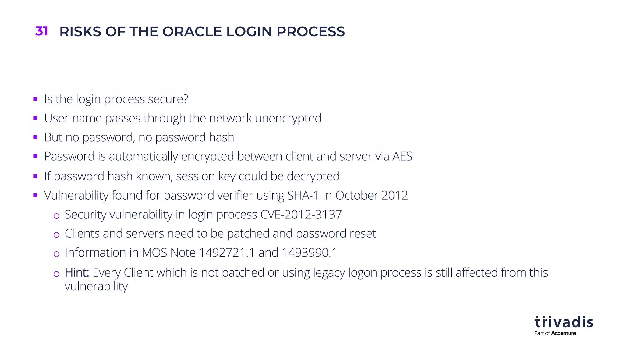 AUSOUG Oracle Password Security | PPT