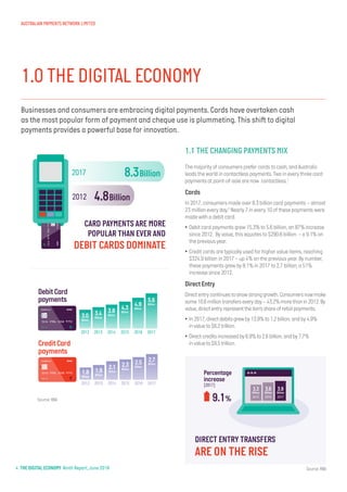 Australian Payments Network - Digital Economy Report, June 2018 | PDF