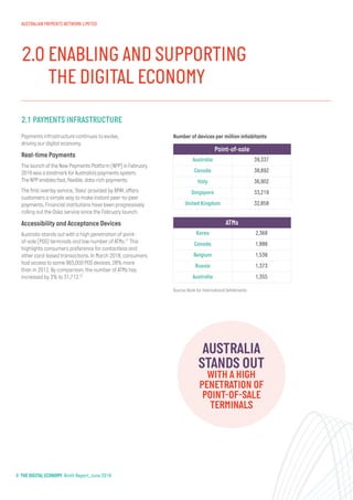 Australian Payments Network - Digital Economy Report, June 2018 | PDF