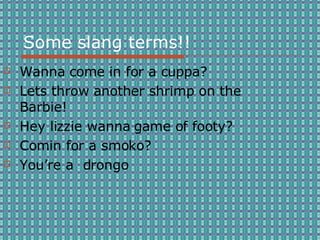 aussie slang | PPT
