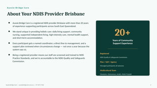 Aussie Bridge Care – Trusted NDIS Provider Brisbane | Disability ...