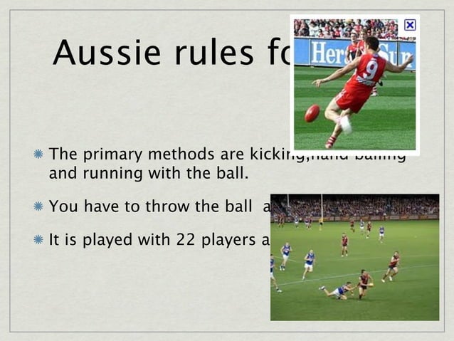 Aussie rules | KEY