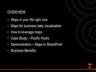 How map based visualisation can enhance your use of Sharepoint | PPTX