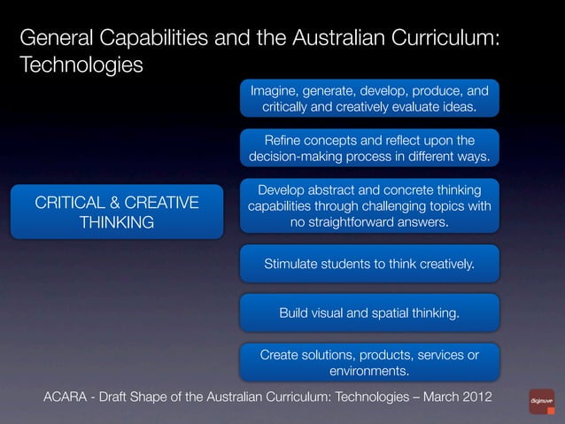Australian Curriculum Capabilities and ICT Competence | PPT