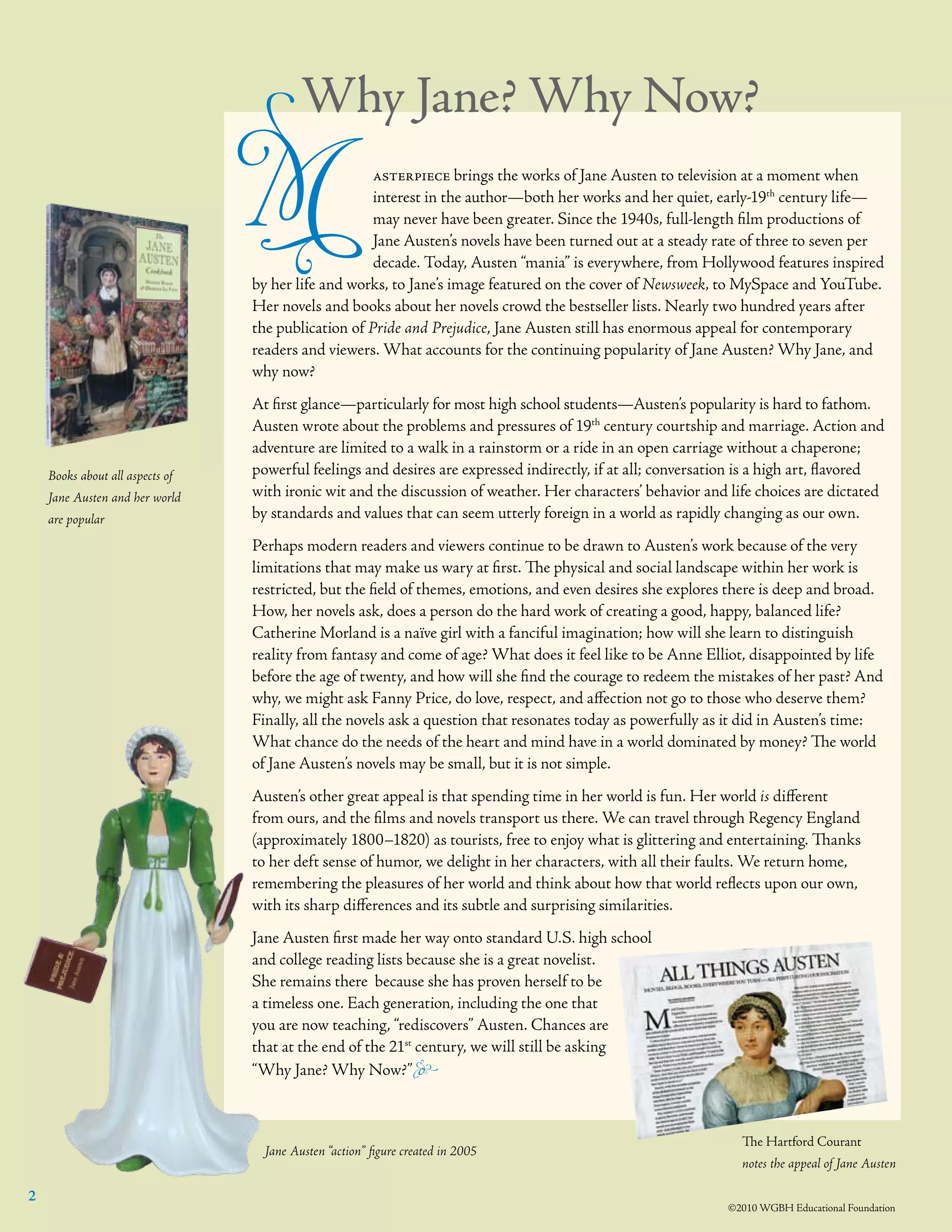 Teacher's guide - Jane Austen | PDF