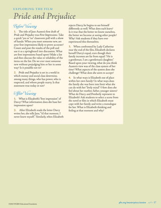 Teacher's guide - Jane Austen | PDF