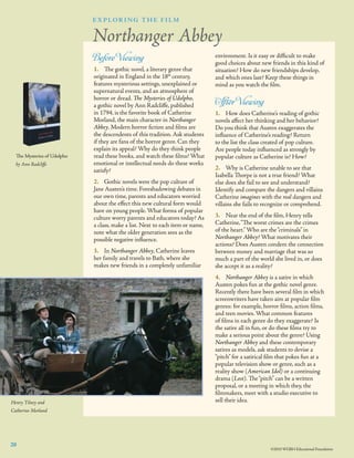 Teacher's guide - Jane Austen | PDF