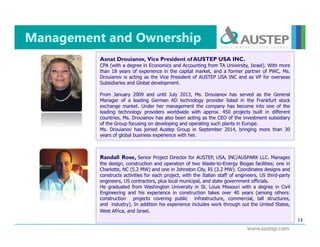 Austep group general presentation usa | PPT