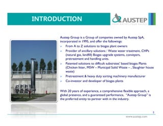 Austep group general presentation usa | PPT