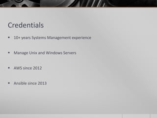 Ansible Configuring Windows | PPT
