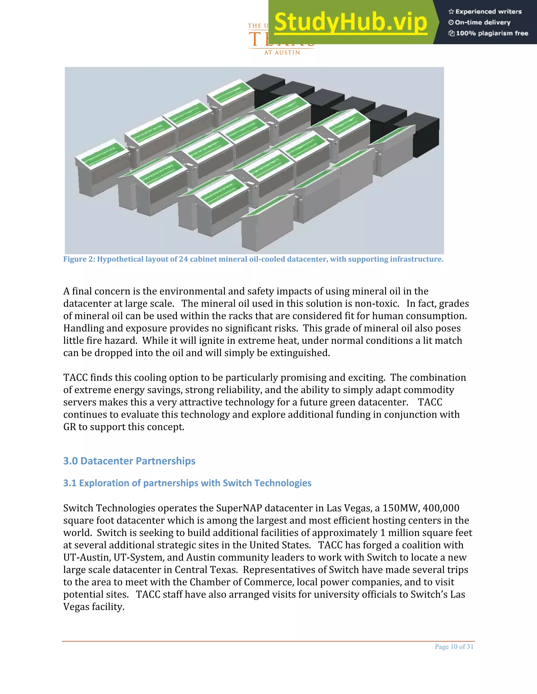Austin Data Center Project Feasibility Study TACC SECO Final ...
