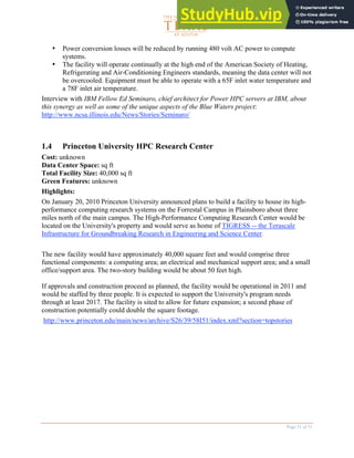 Austin Data Center Project Feasibility Study TACC SECO Final ...