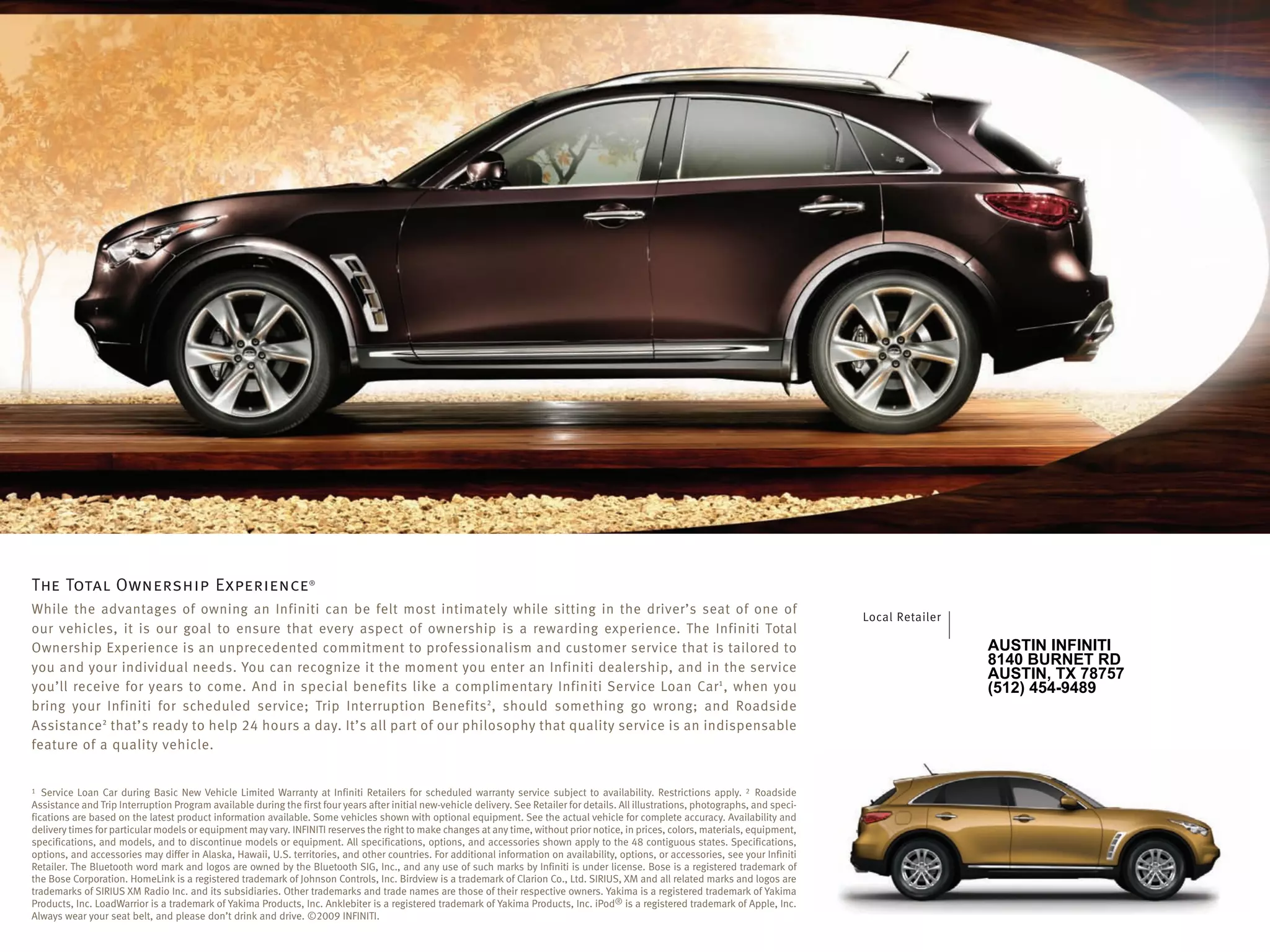 Austin Infiniti FX35/FX50 Brochure | PDF