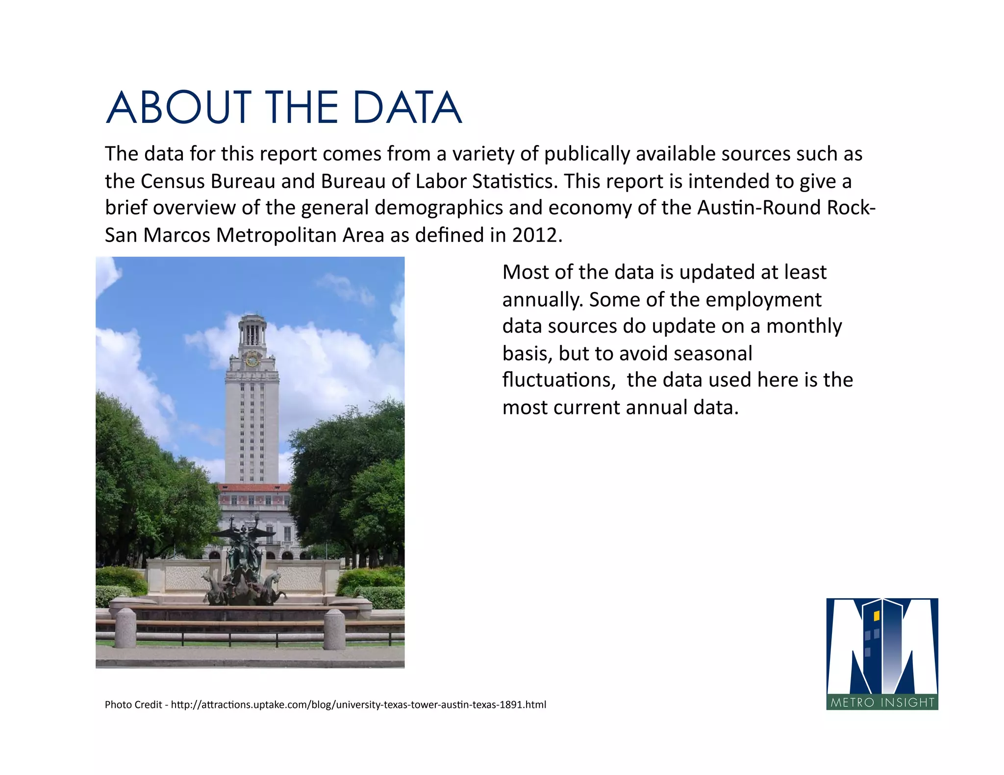 Austin, TX Metro Area Economic and Demographic Report | PPT