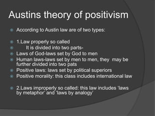 Austin's theory of analytical law | PPTX