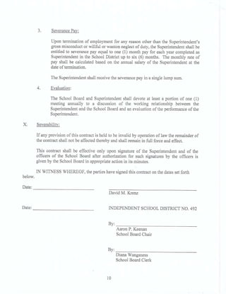 Austin superintendent contract | PDF