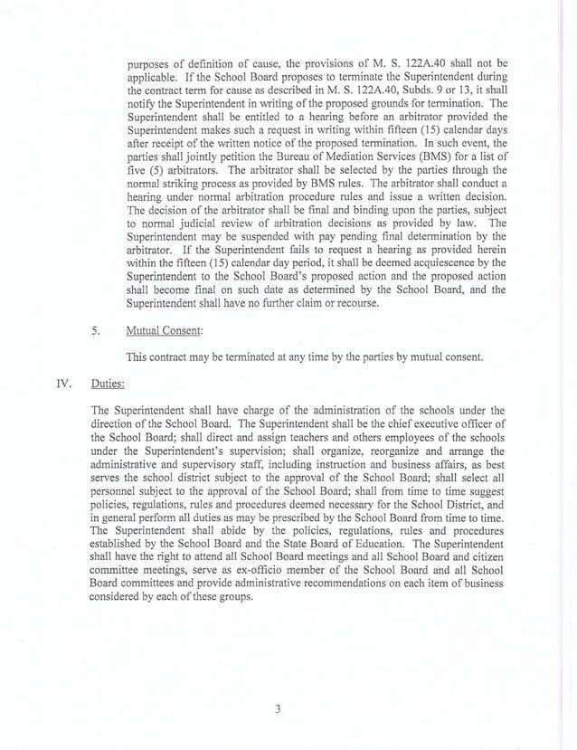 Austin superintendent contract | PDF