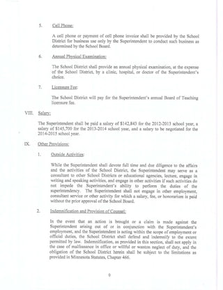 Austin superintendent contract | PDF