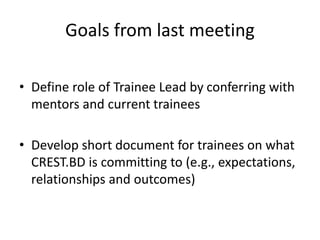 Jehannine | Trainees | PPTX | Postgraduate Education | College Education