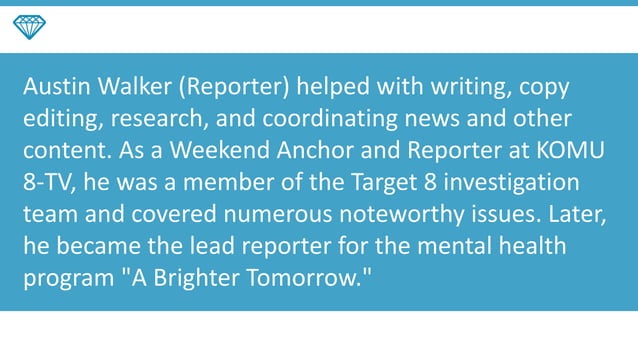 Austin Walker (Reporter) - A Results-driven Competitor | PPT