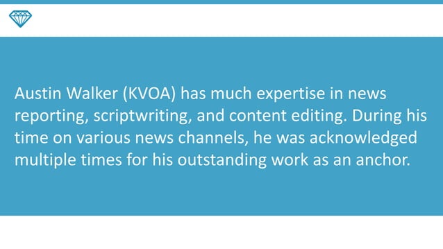 Austin Walker (Reporter) - A Results-driven Competitor | PPT