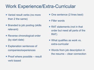 Resume Peer Review | PPTX