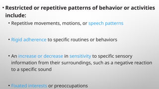 Austism and Types with several discussion about Spectrum | PPT