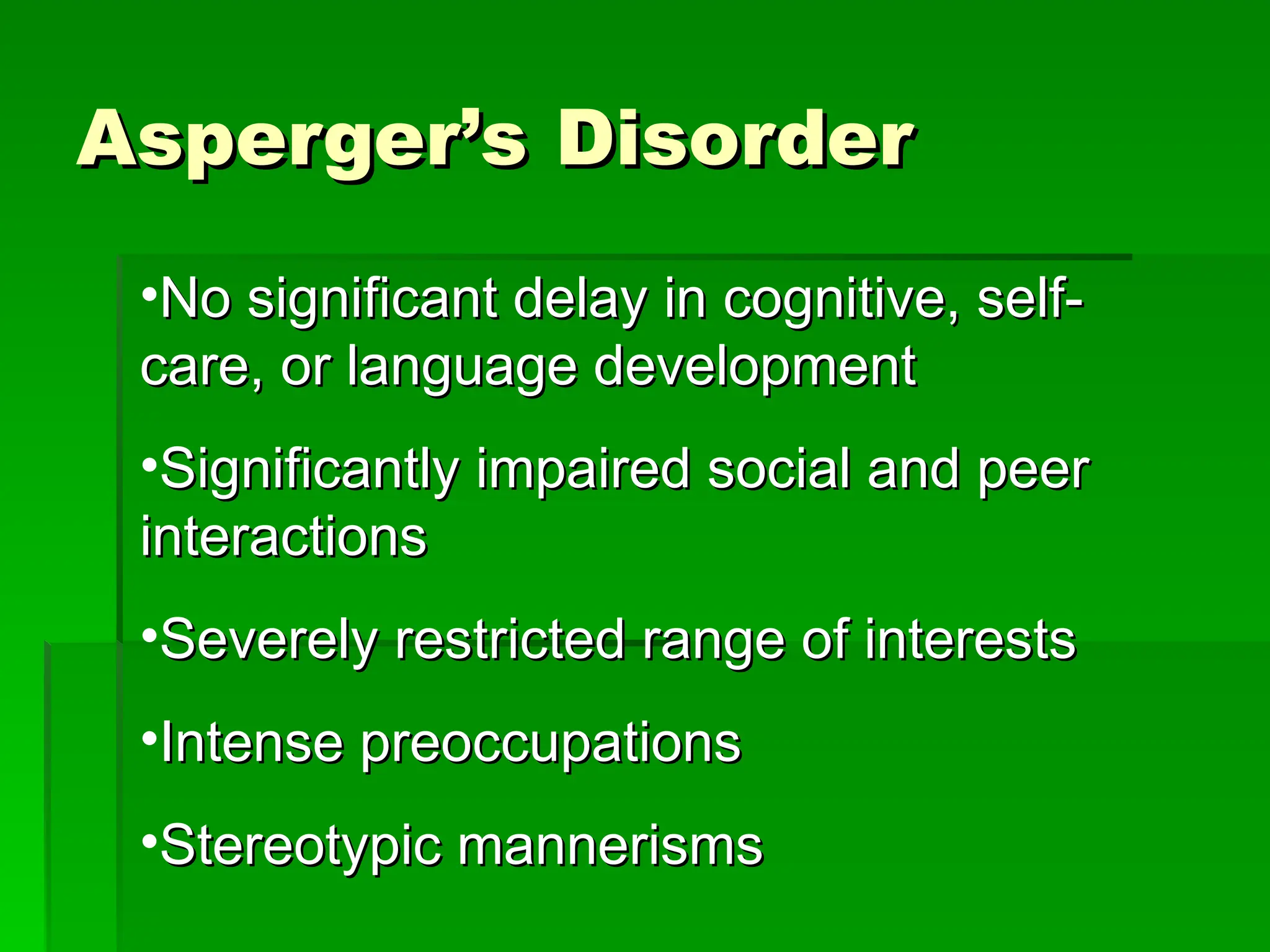 Austism Spectrum miaction power point presentation | PPT