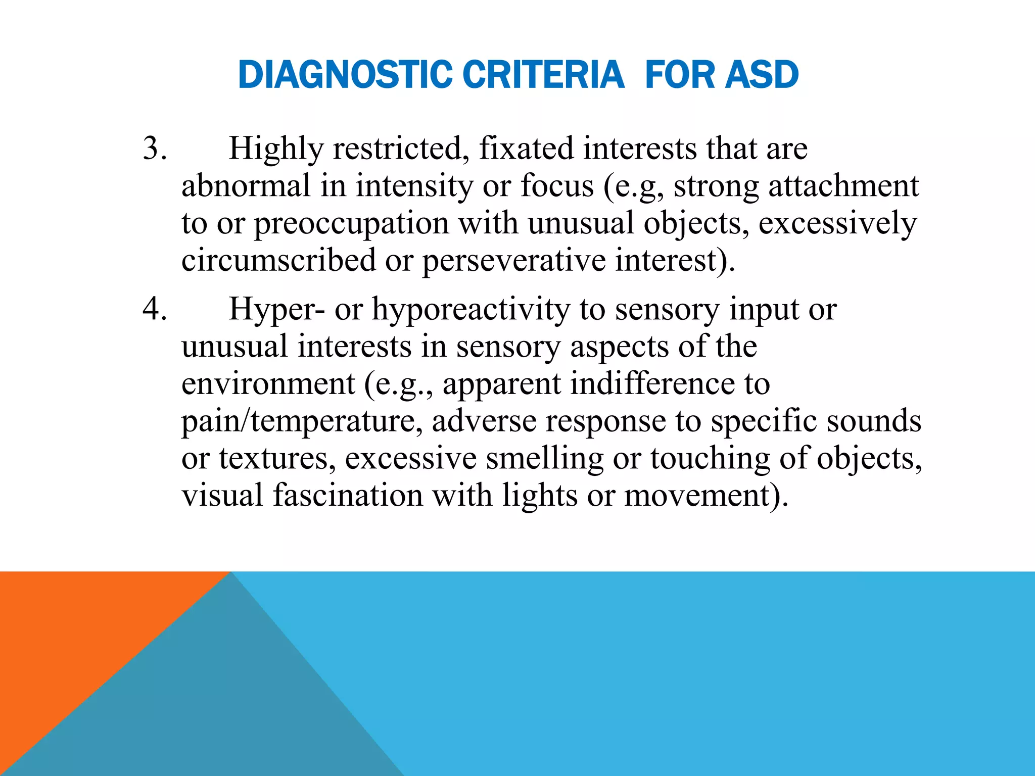 Austism spectrum disorder ppt | PPTX