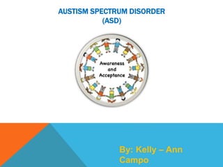 Austism spectrum disorder ppt | PPT