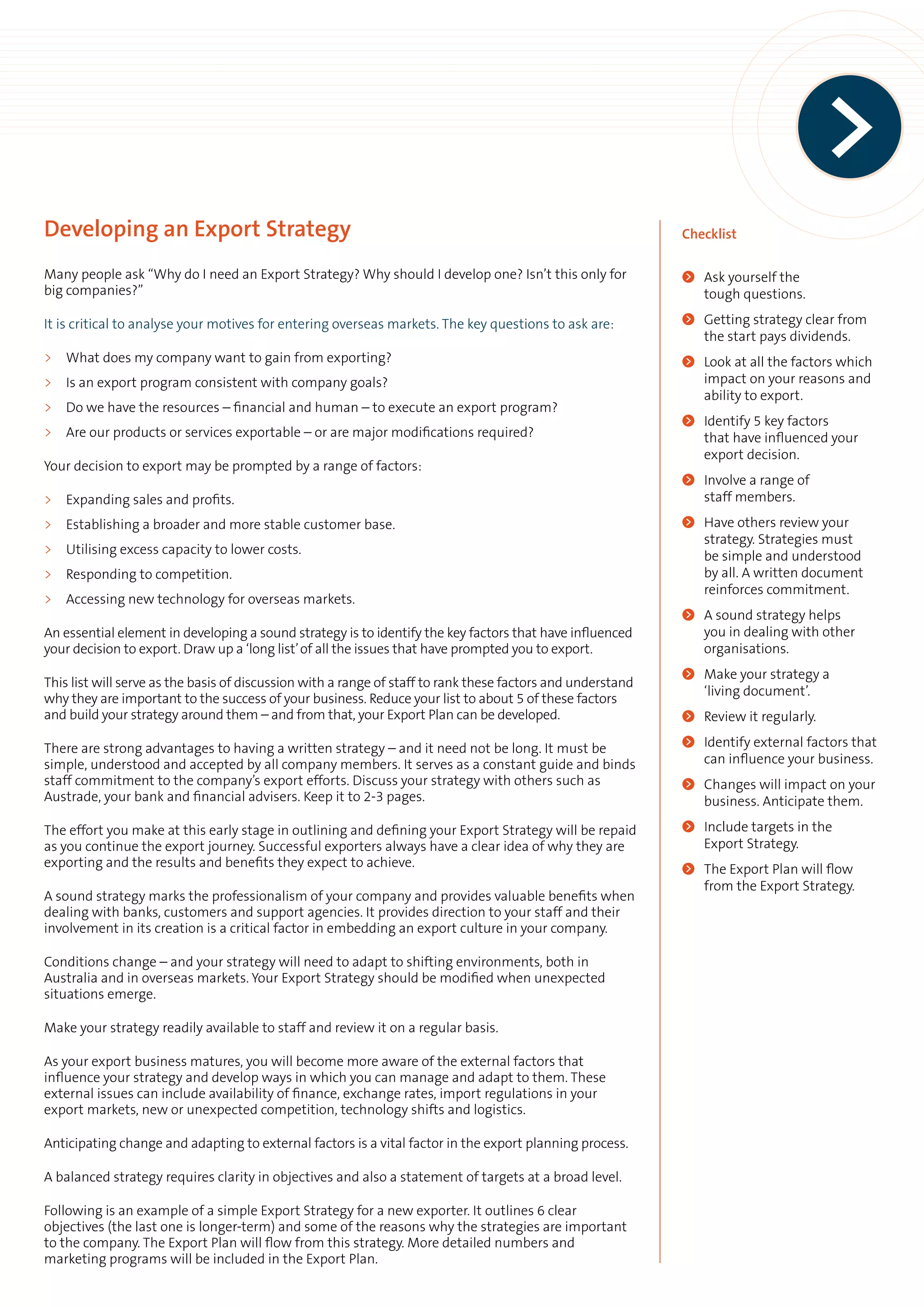 Austrade export-strategy | PDF
