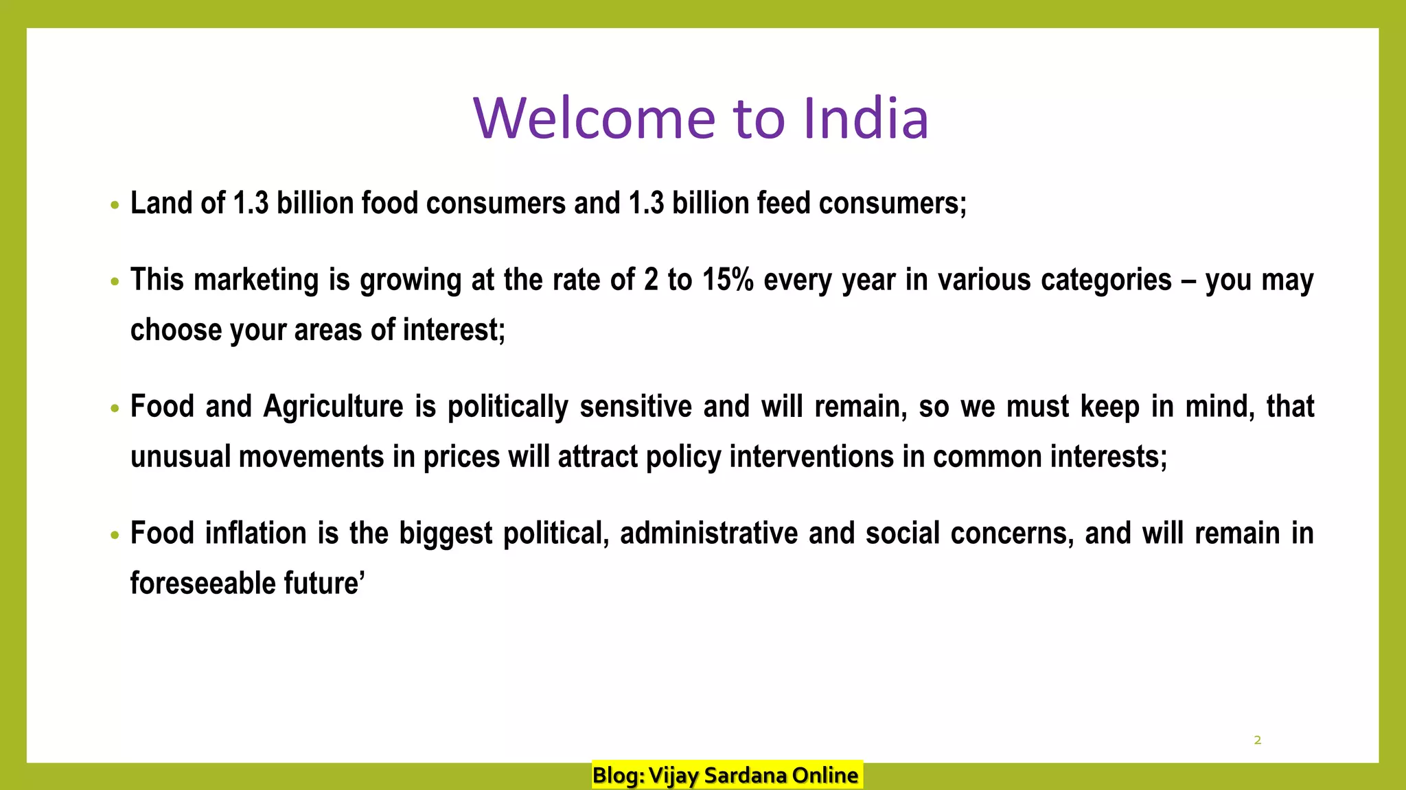 Keynote address at Australia-India Food Dialogue | PPTX