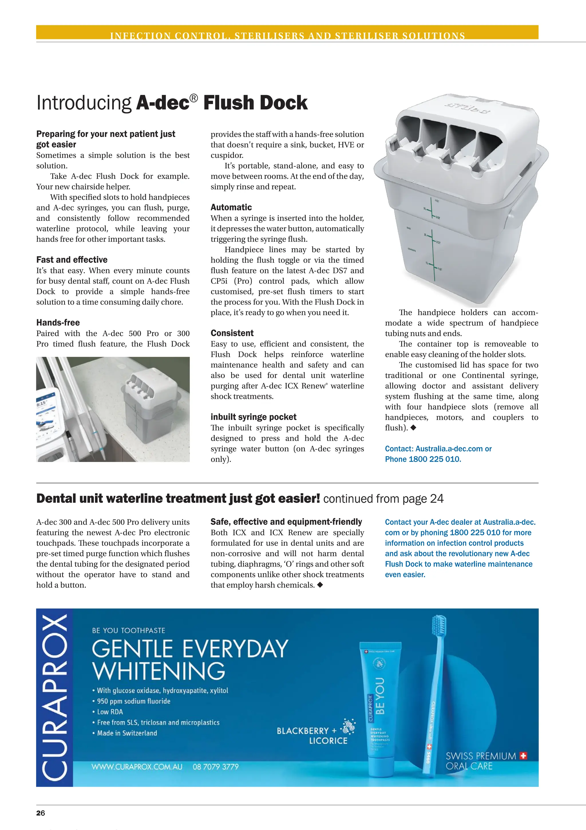 Dental unit waterline treatment just got easier! | PDF