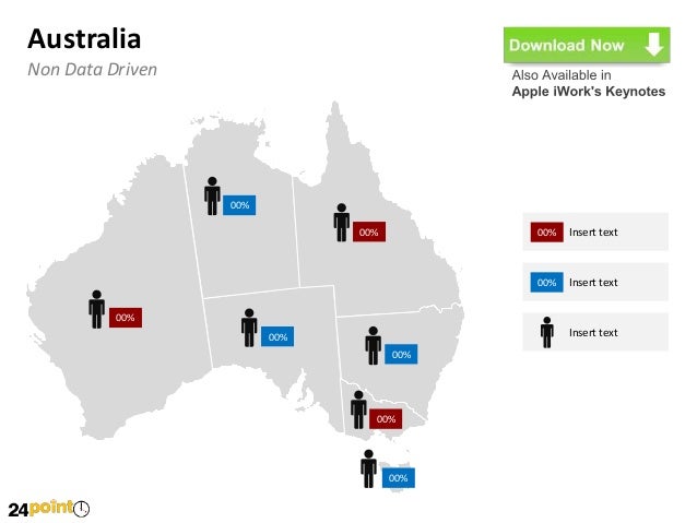 Editable PowerPoint Slides of Australia Map