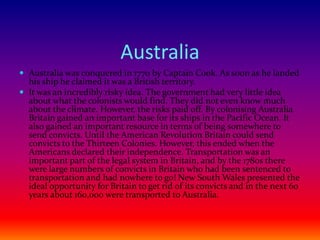 Australia In British Empire | PPT