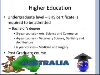 EDUCATION SYSTEM OF AUSTRALIA | PPTX