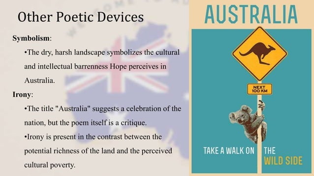 AUSTRALIA poem by A.D.Hope (Australia).pptx | Geography | Science
