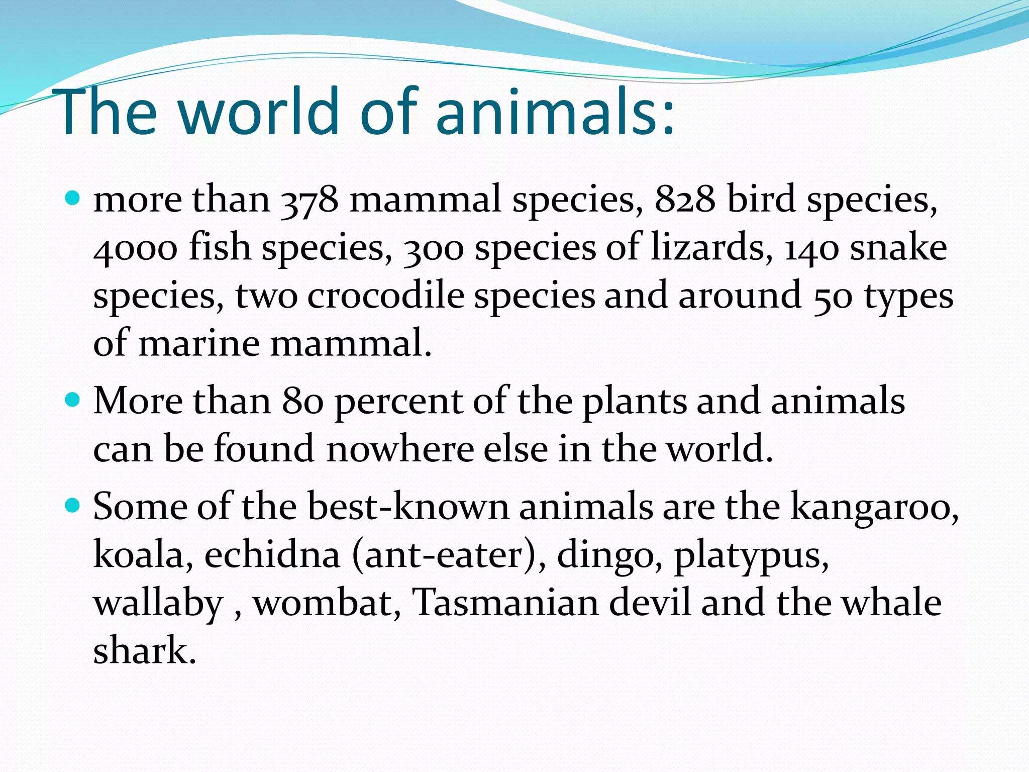 Australia presentation for students. | PPTX