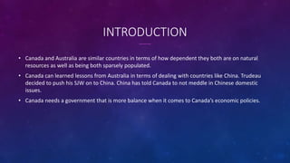 Global Country Comparison| Canada vs Australia| February 2019 | PPTX