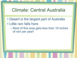 Australia Where Australians Live | PPT | Australia and Oceania Travel ...