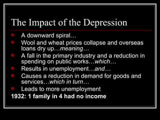 Australia and the 1930s | PPT
