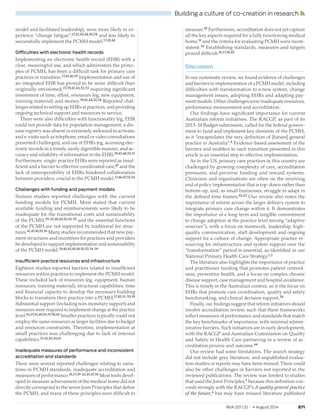 A systematic review of the challenges to implementation of the patient ...