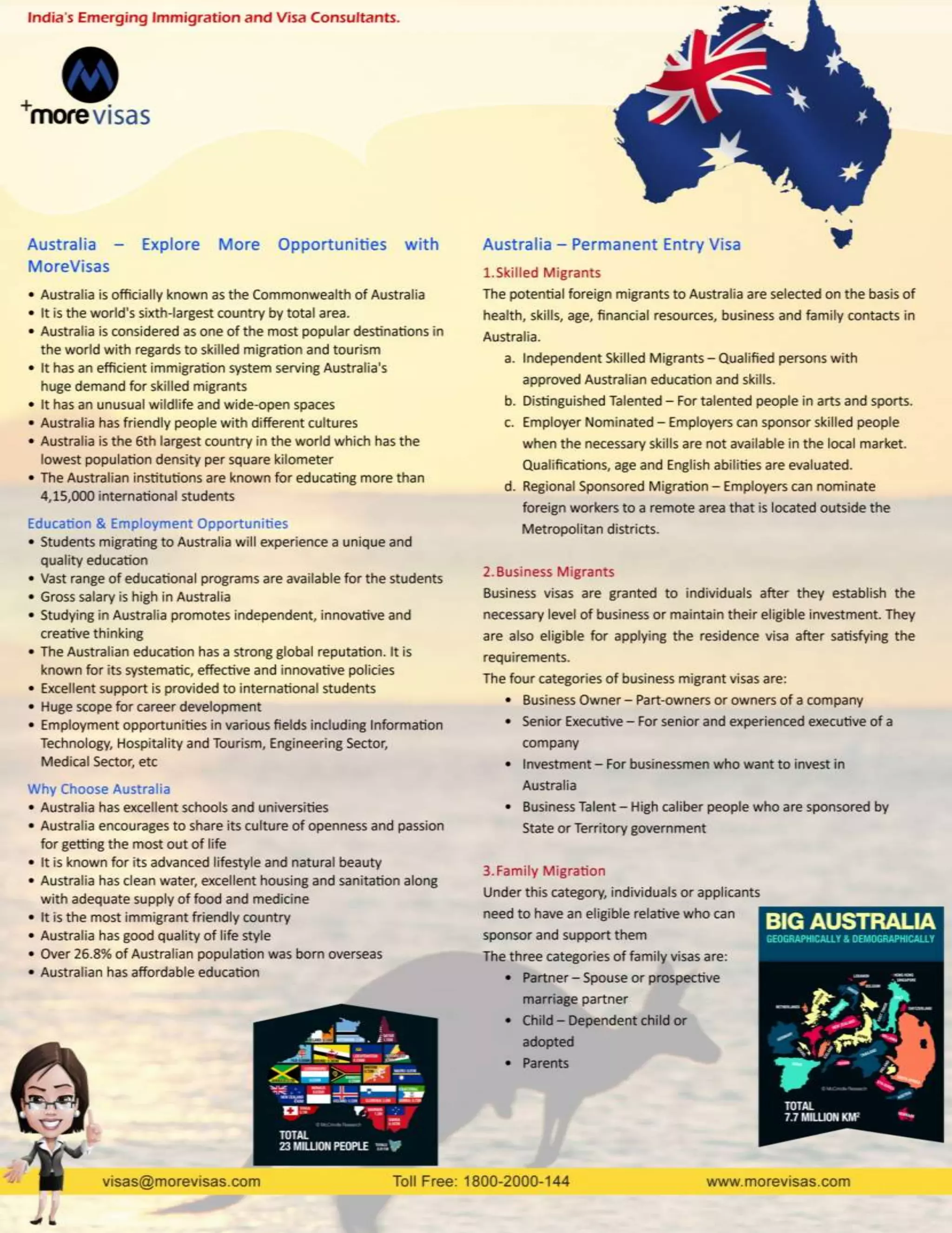 Why you should Migrate to Australia - MoreVisas | PPTX