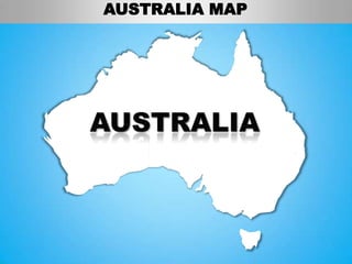 Australia editable continent map with countries | PPTX