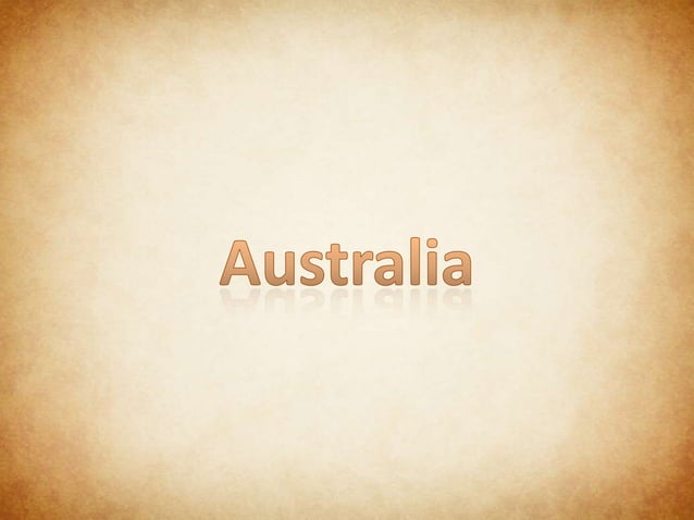 Australia (geography) | PPT
