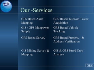 GRS GIS profile | PPT | Auto Navigation Systems | Auto Technology