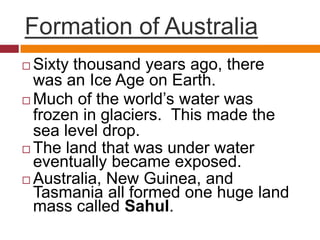 Australia History - The Aborigines | PPTX