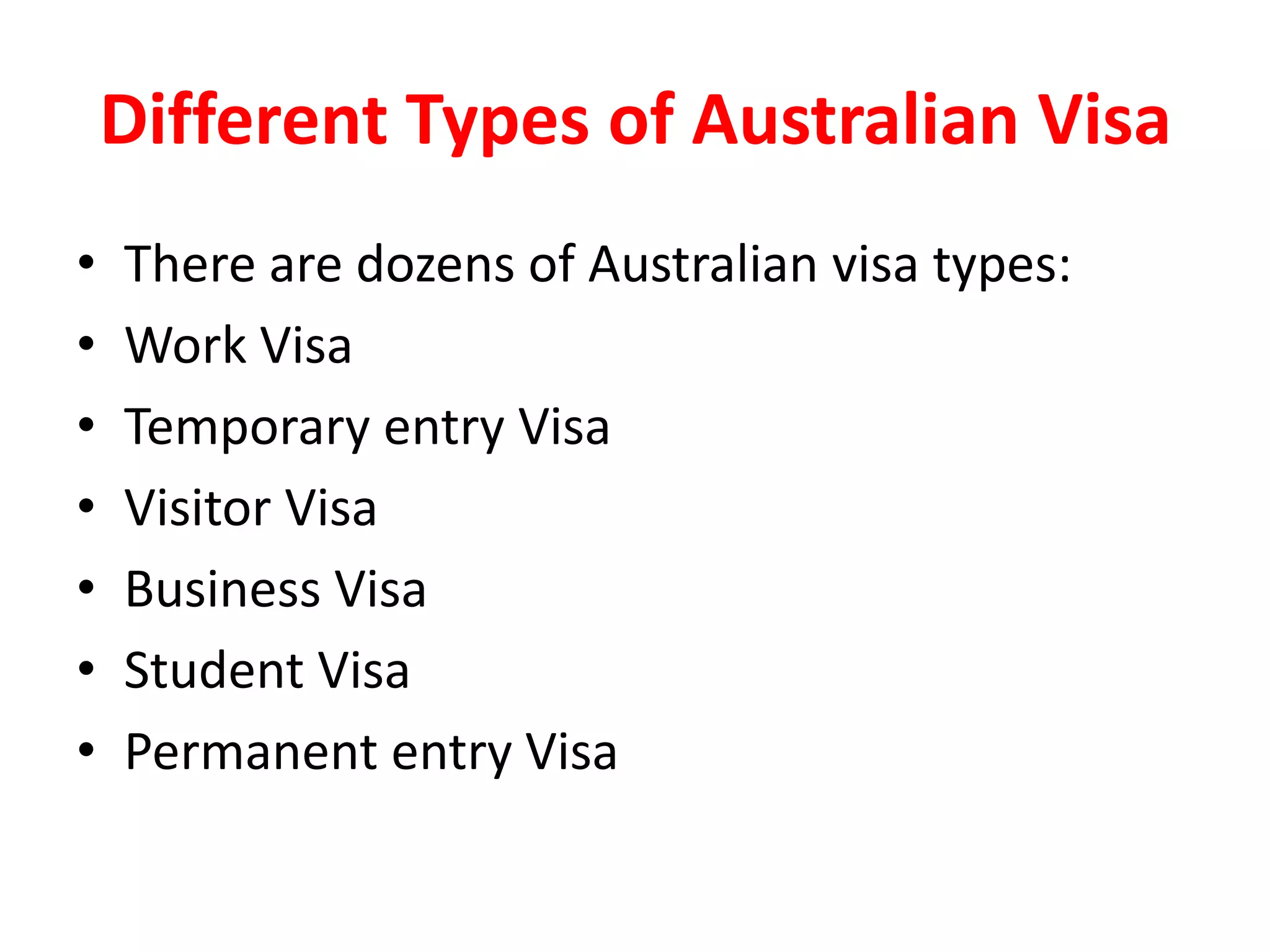 Australia immigration | PPTX